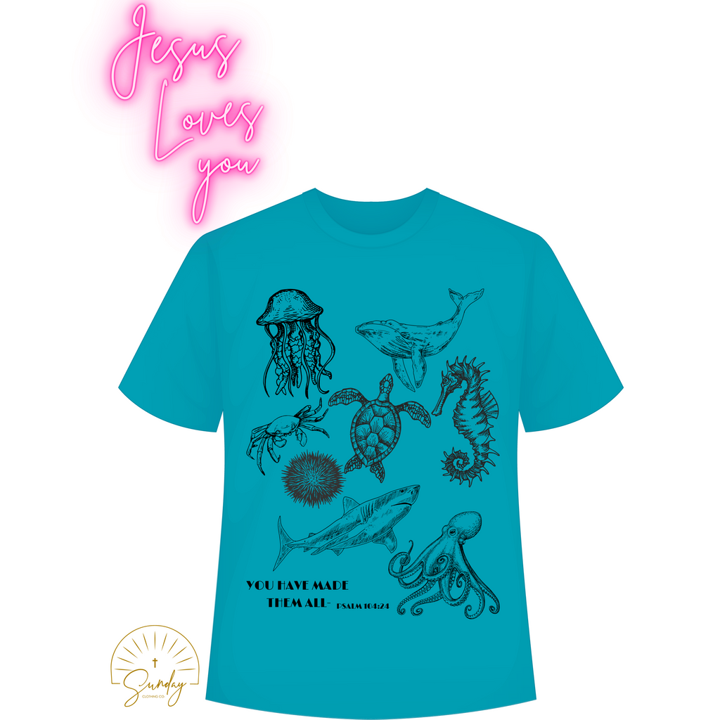 YOU HAVE MADE THEM ALL, SUNDAY CLOTHING CO, CHRISTIAN CLOTHING LINE ...